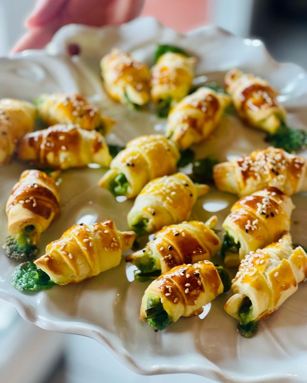 Croissant apéritif aux asperges vertes | Joëlle Cuisine